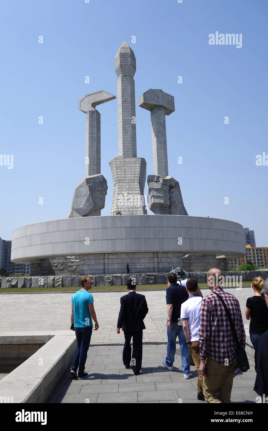 The Monument to Party Founding, Korean Worker's Party Foundation ...