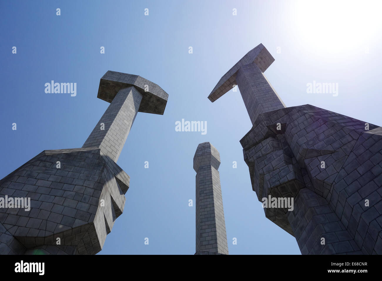 The Monument to Party Founding, Korean Worker's Party Foundation ...