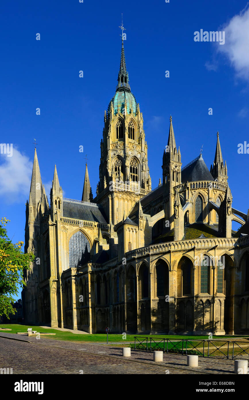Bayeux Cathedral Catholic Church France Normandy FR Europe Norman ...