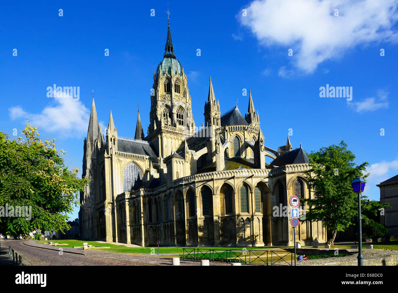 Bayeux Cathedral Catholic Church France Normandy FR Europe Norman ...