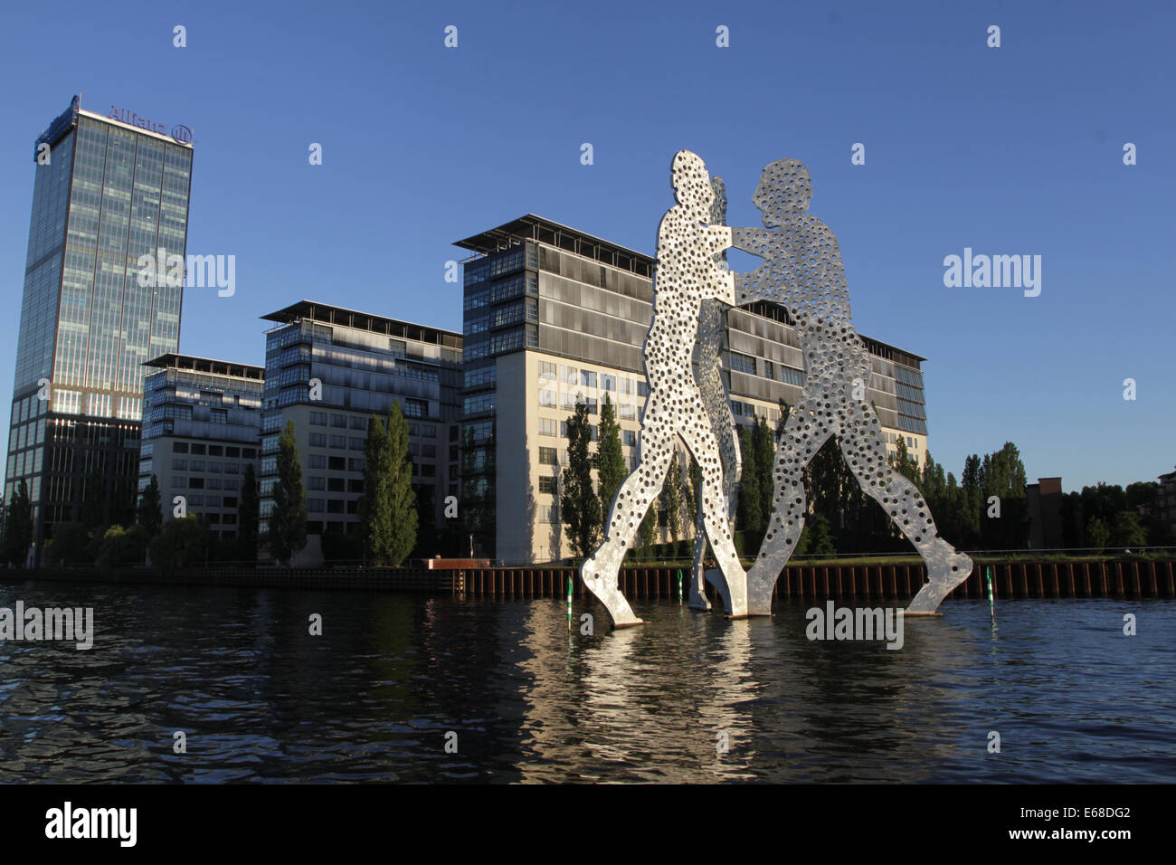 Molecule Man sculpture, Berlin, Germany Stock Photo - Alamy
