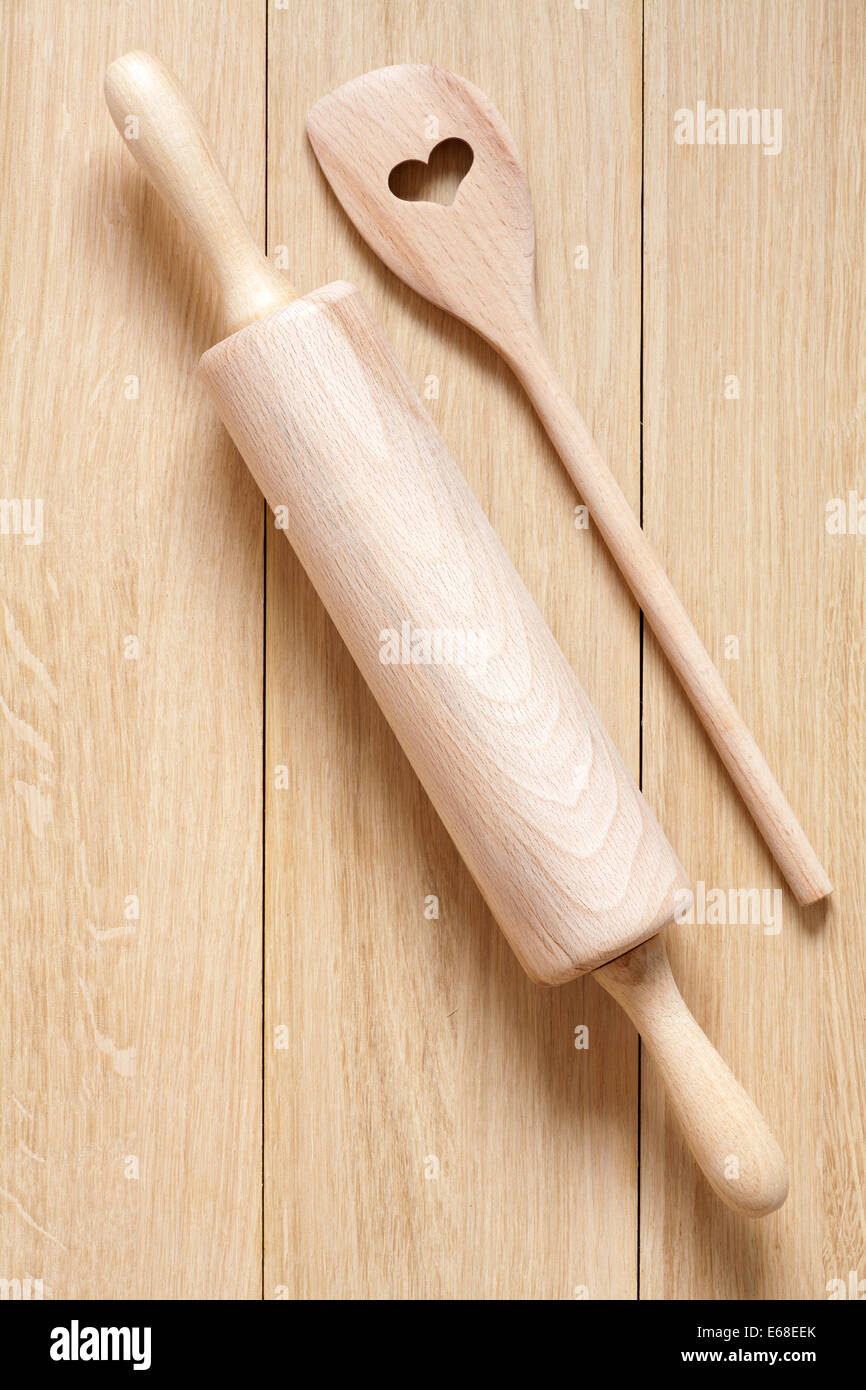 Spoon rolling pin hi-res stock photography and images - Alamy