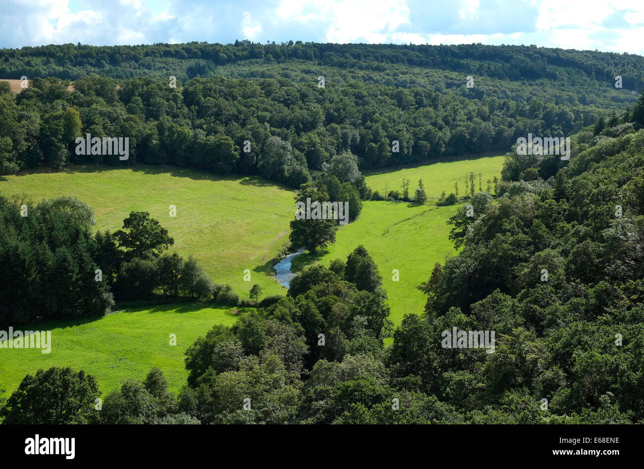 viaduct souleuvre, calvados, normandy, france Stock Photo - Alamy