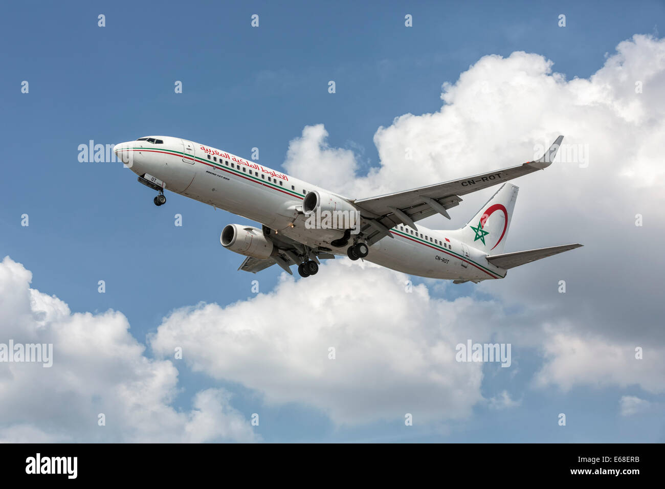 a Boeing 737 of the Morrocan airline Royal Air Maroc Stock Photo - Alamy