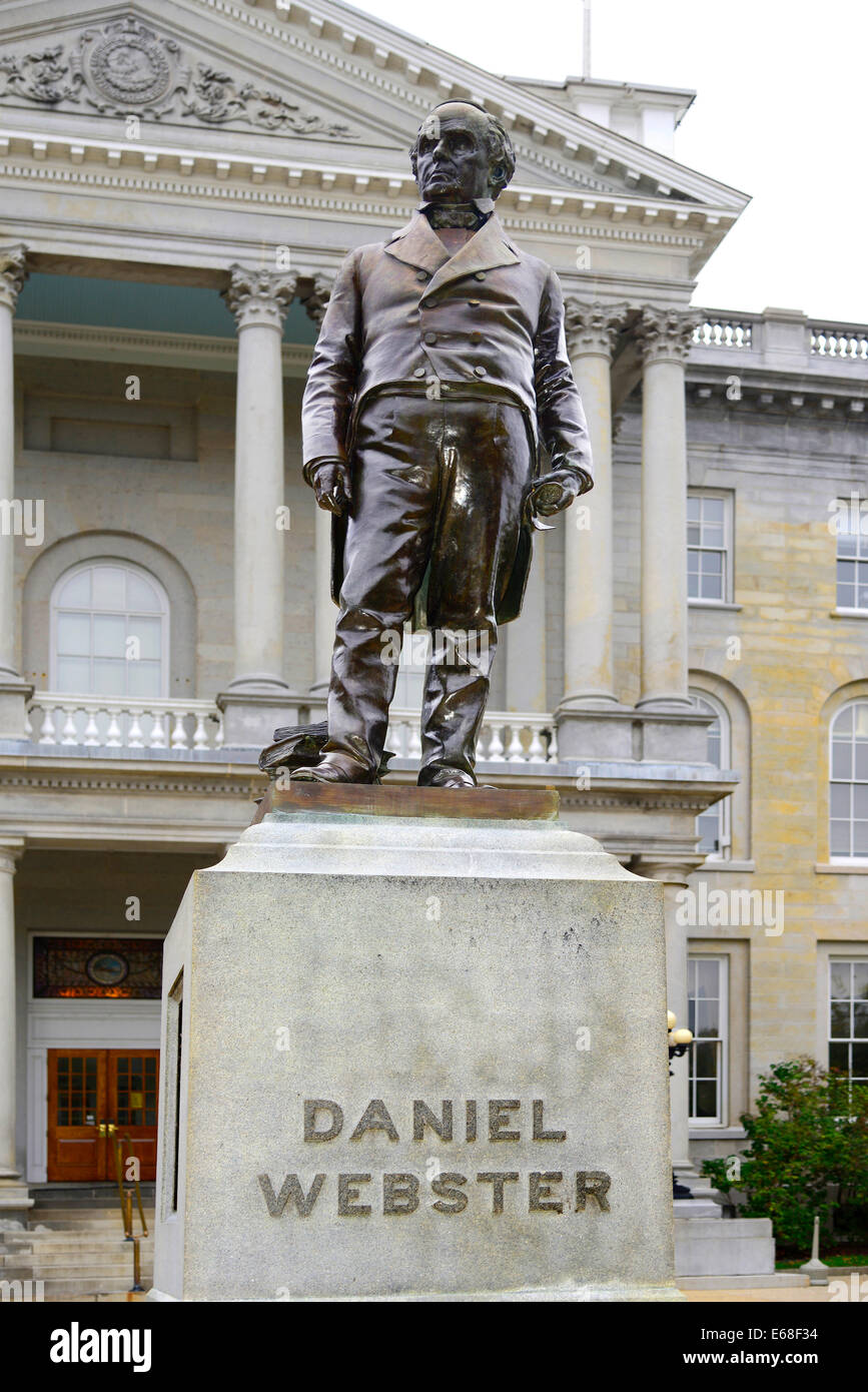 Daniel Webster Statue memorial State Capitol Building Statehouse ...