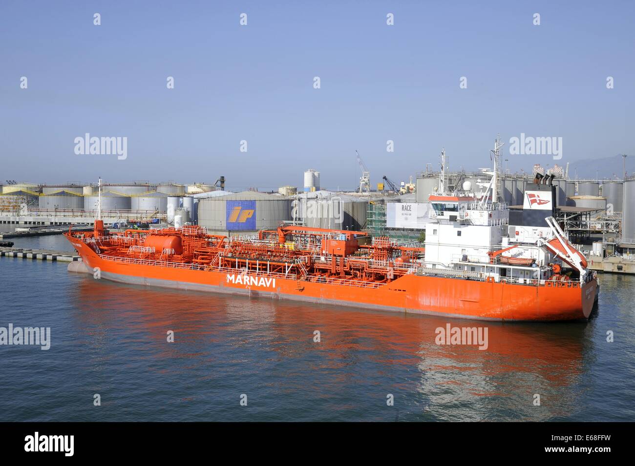 Genoa Sea Tanker Video: Cargo Ship Lists Against Pier In Genoa