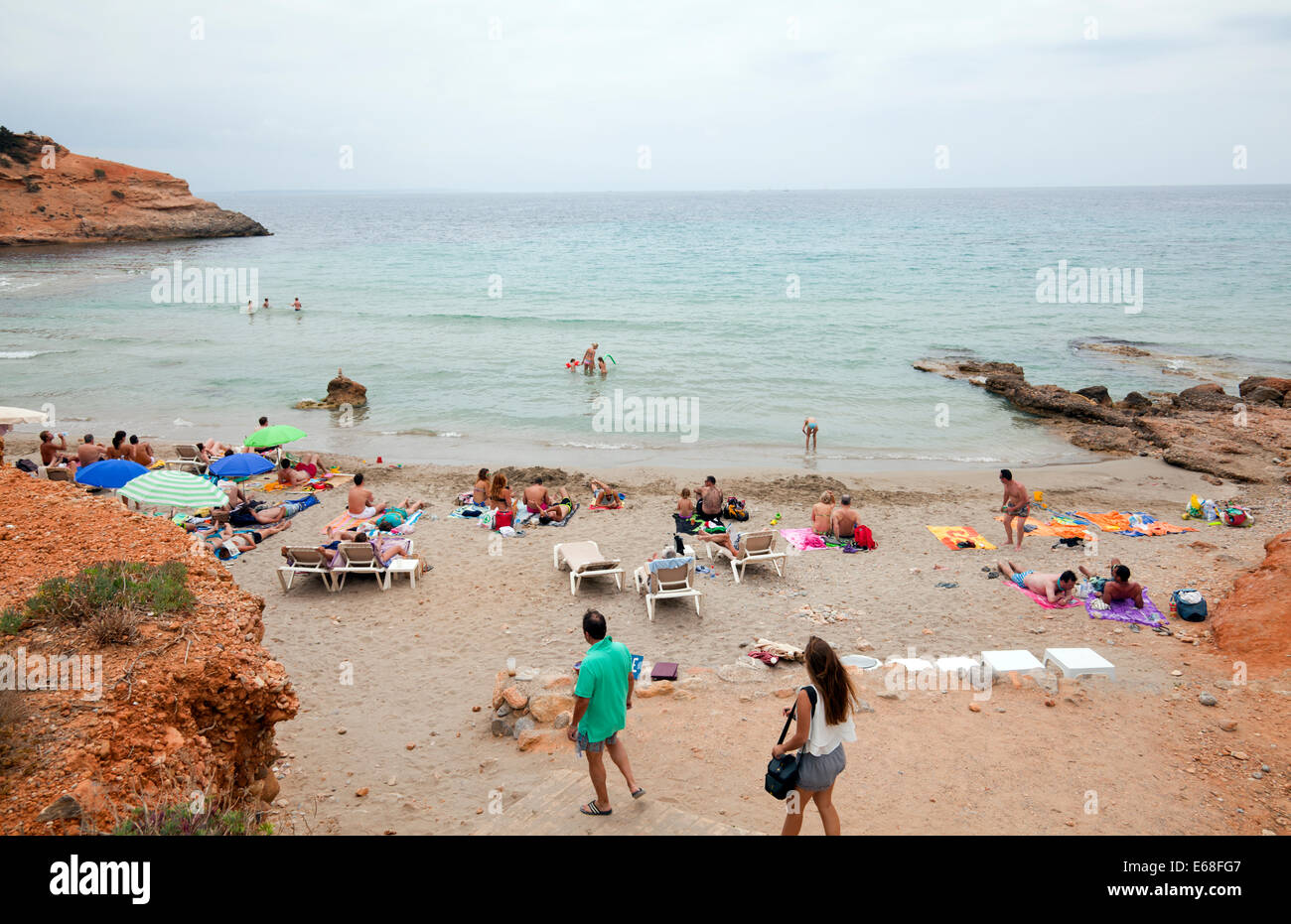Sa Caleta Beach in Ibiza Stock Photo - Alamy
