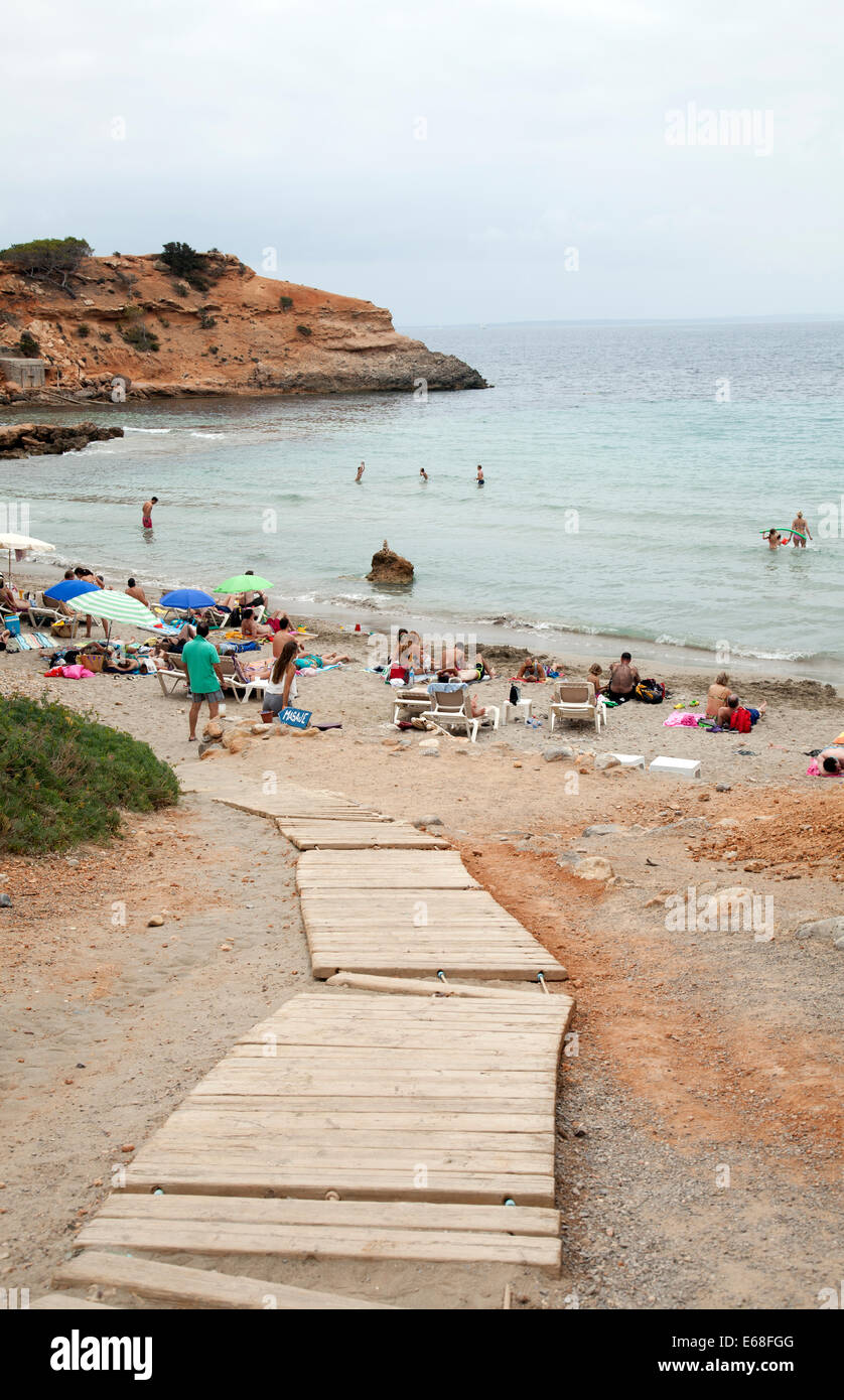 Sa Caleta Beach in Ibiza Stock Photo - Alamy