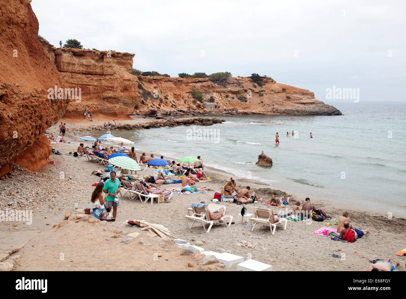 Sa Caleta Beach in Ibiza Stock Photo - Alamy