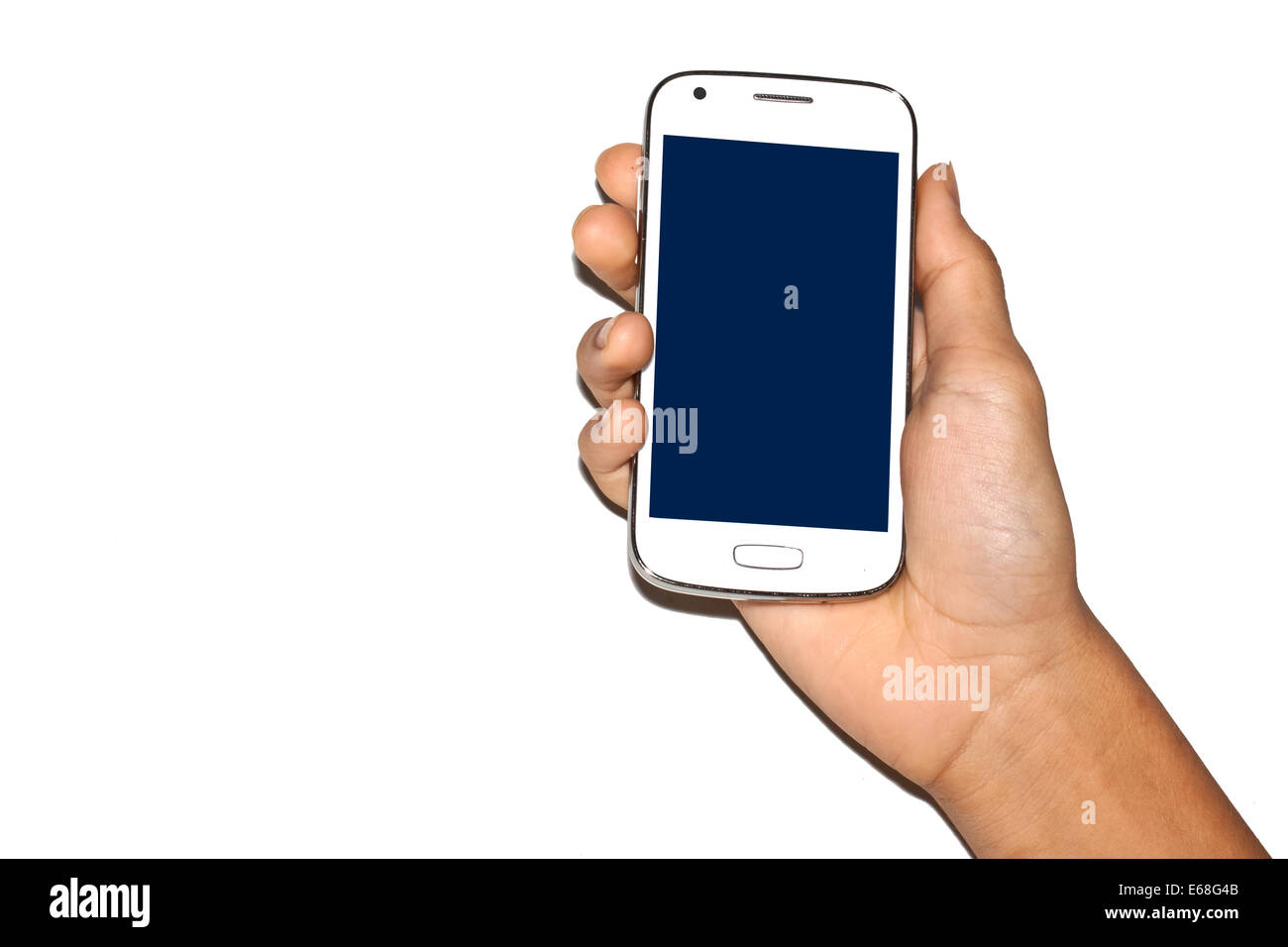 Mobile in hand hi-res stock photography and images - Alamy