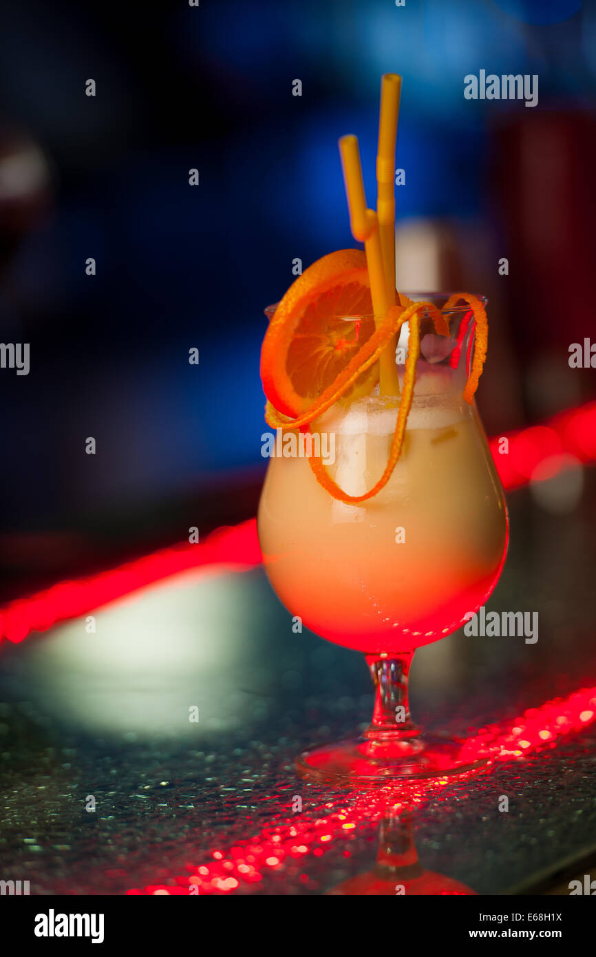 Pina colada cocktails in a bar hi-res stock photography and images - Alamy