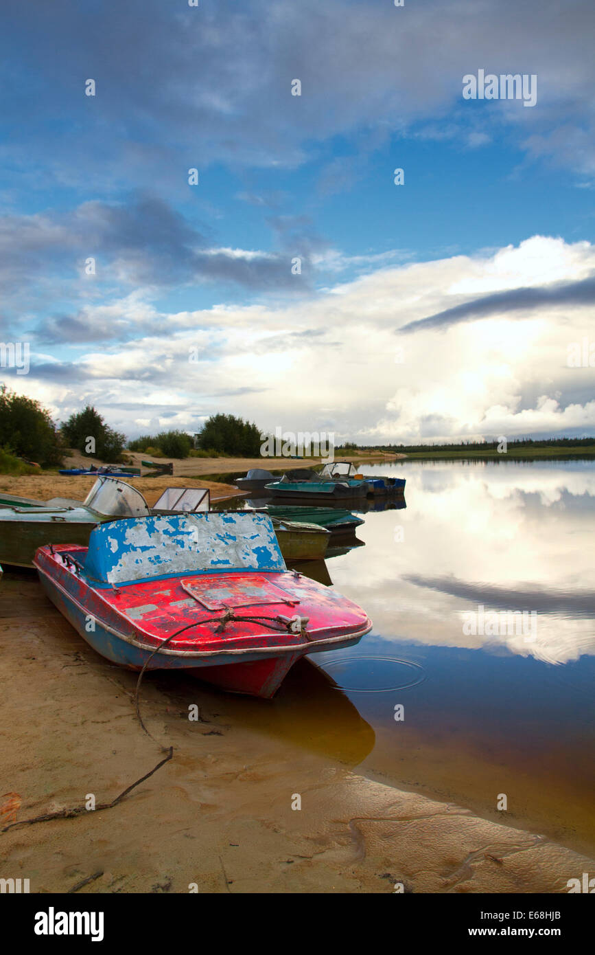 Yamal boat hi-res stock photography and images - Alamy
