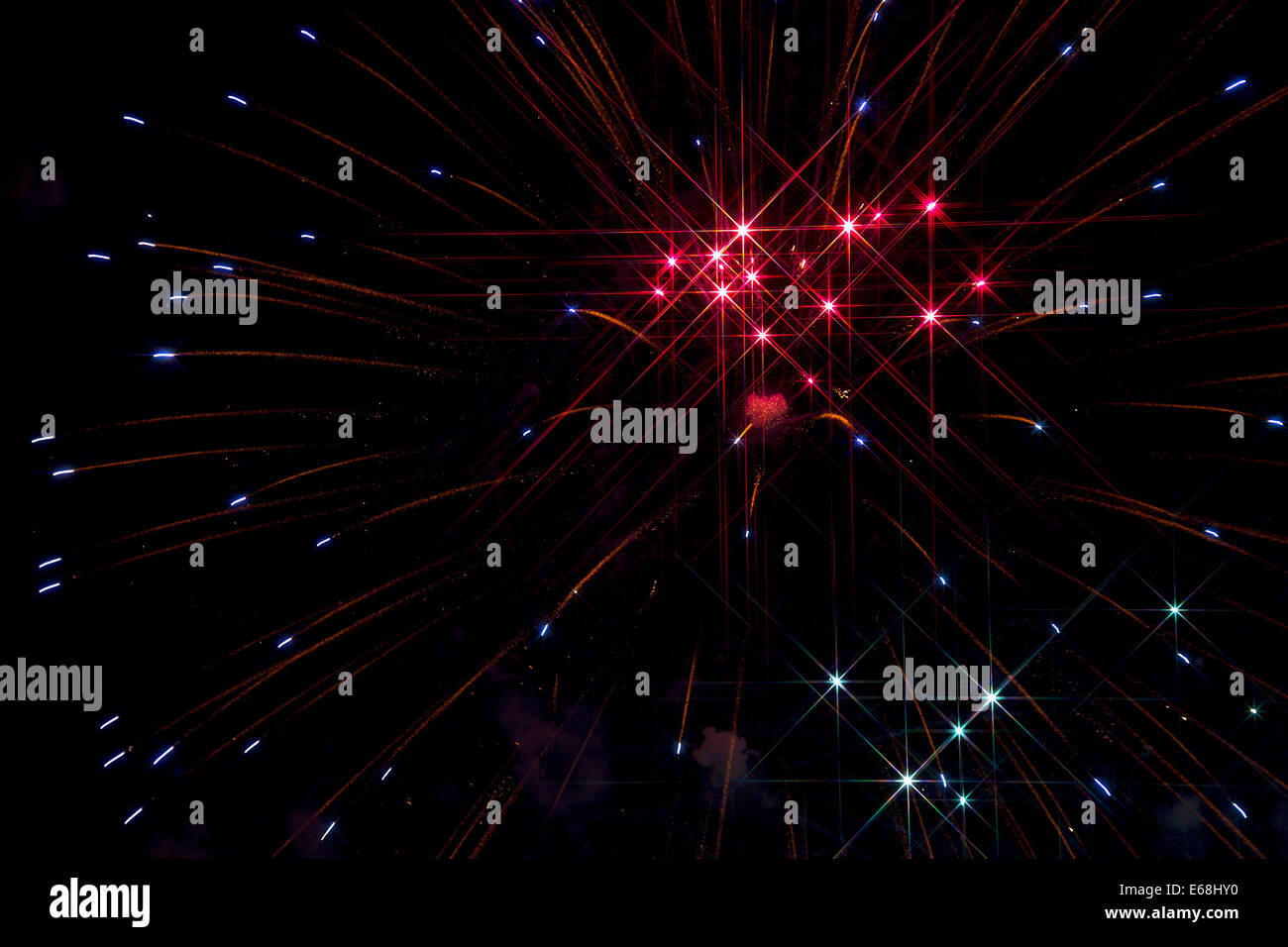 Artificial fire works hi-res stock photography and images - Alamy