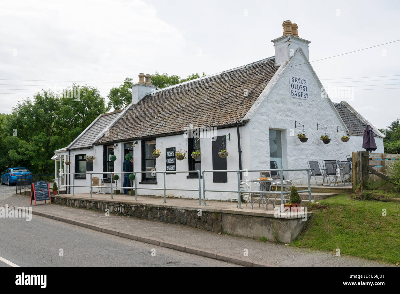 The old bakers shop and bakery at Dunvegan Isle of Skye Stock Photo - Alamy
