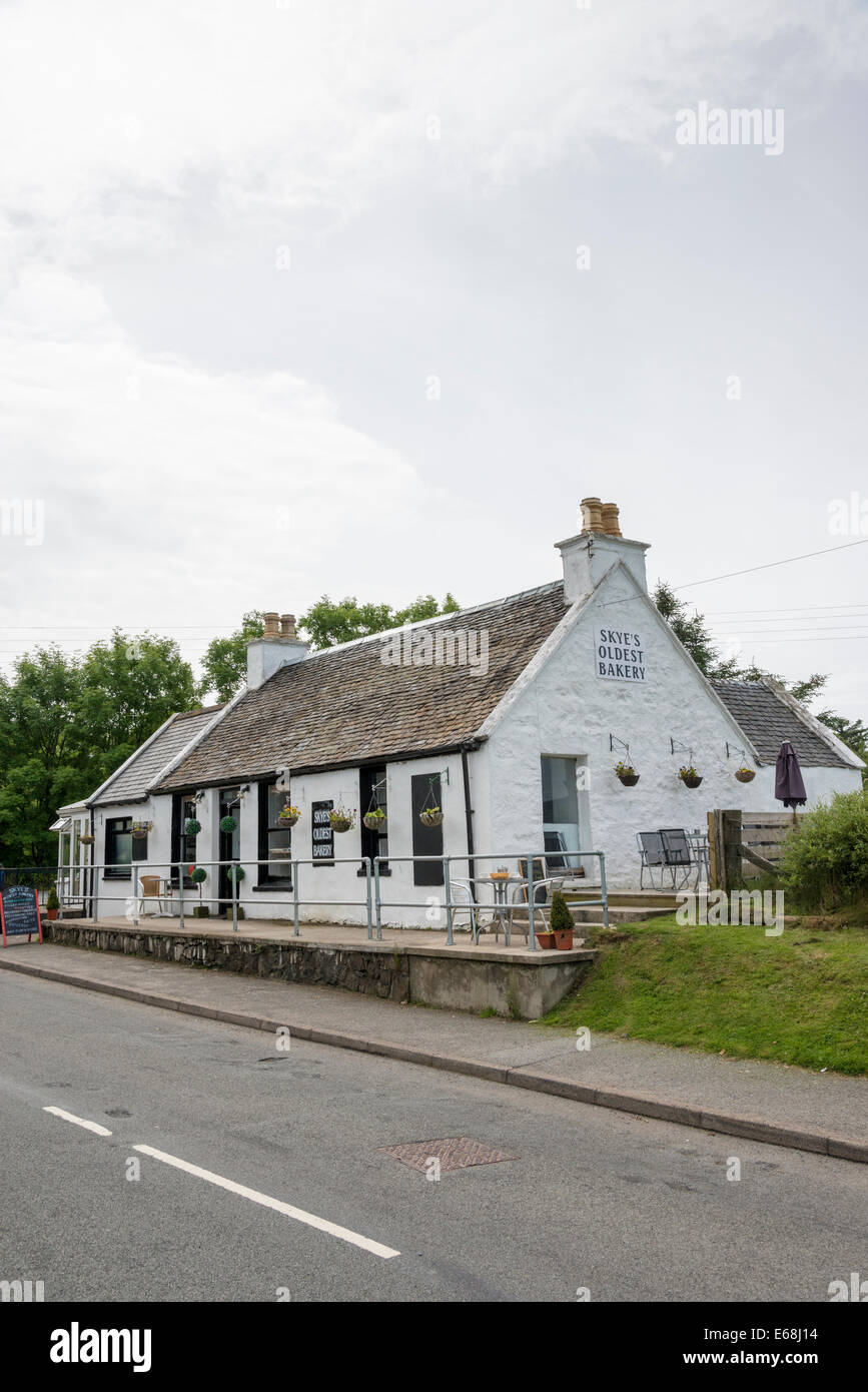 The old bakers shop and bakery at Dunvegan Isle of Skye Stock Photo - Alamy
