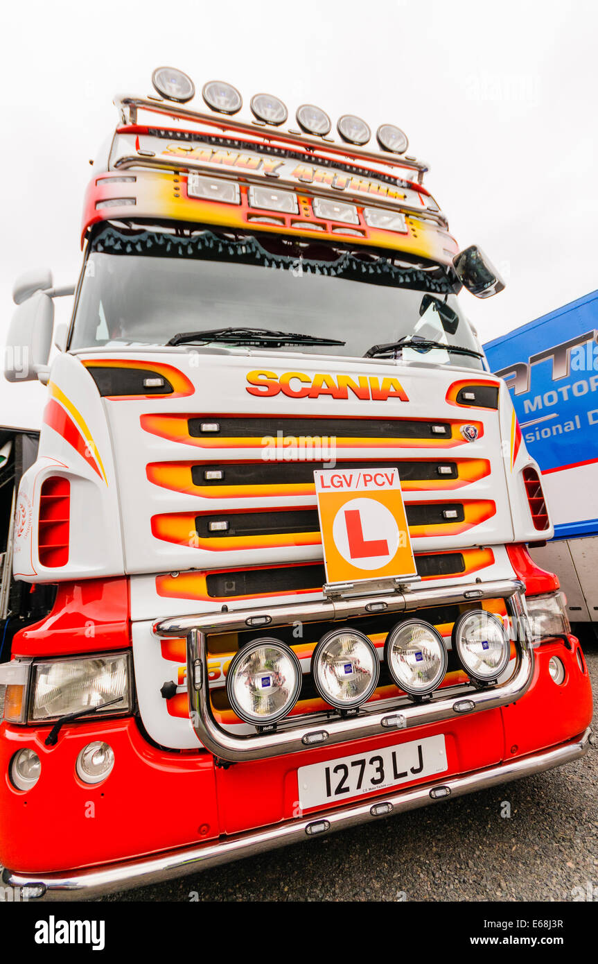 Scania truck front semi truck hi-res stock photography and images - Alamy