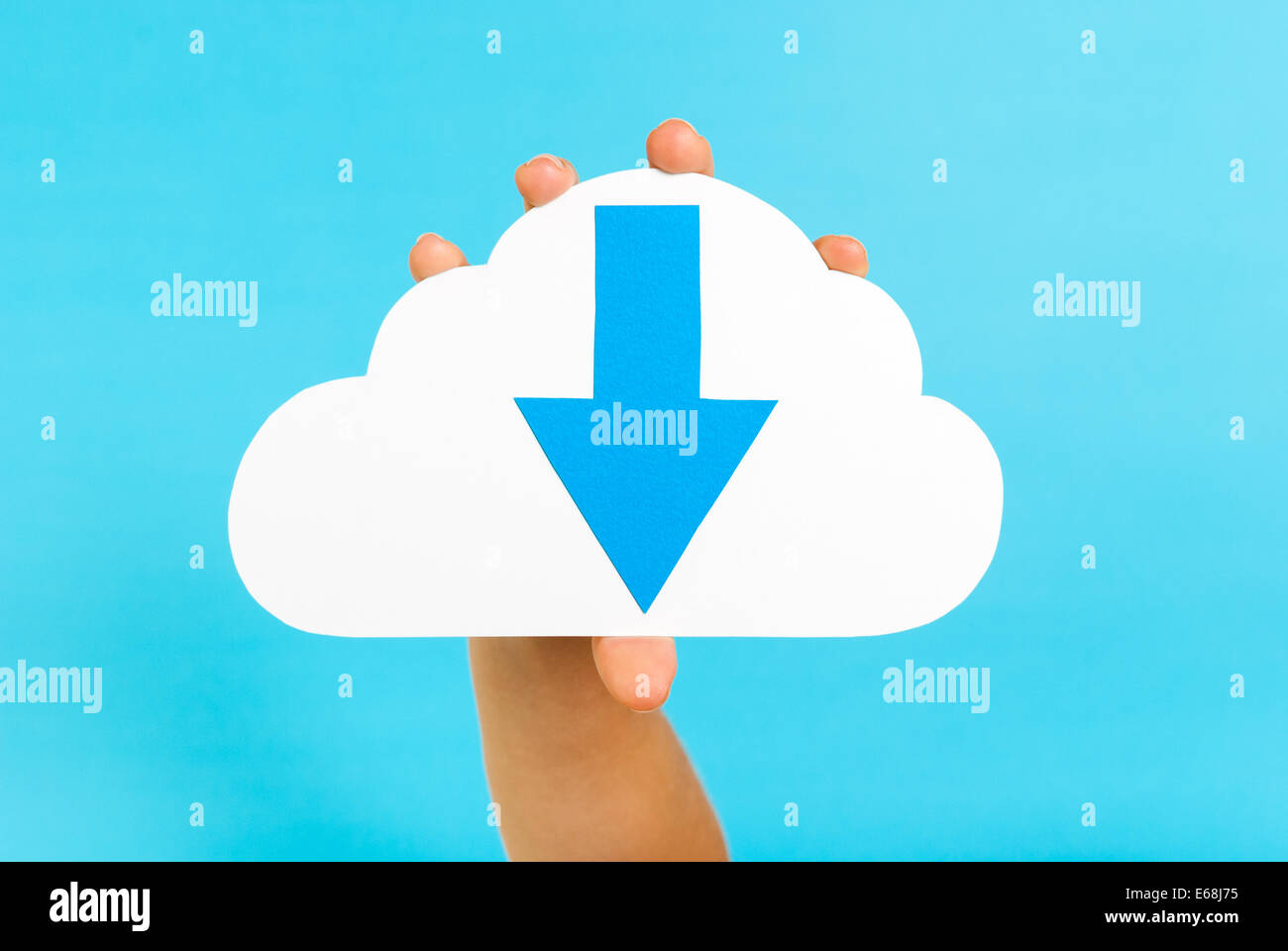 Downloading arrow hi-res stock photography and images - Alamy