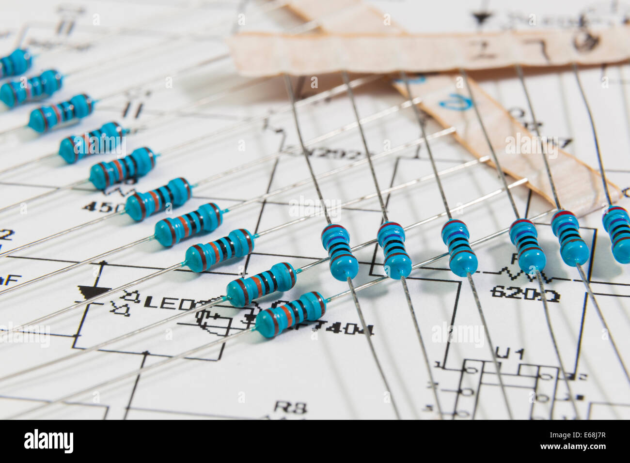Resistor color scheme hi-res stock photography and images - Alamy
