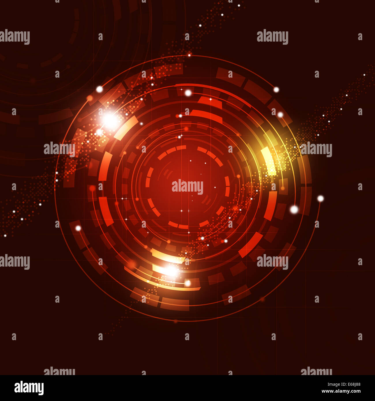 Abstract circle technology concept hi-res stock photography and images ...
