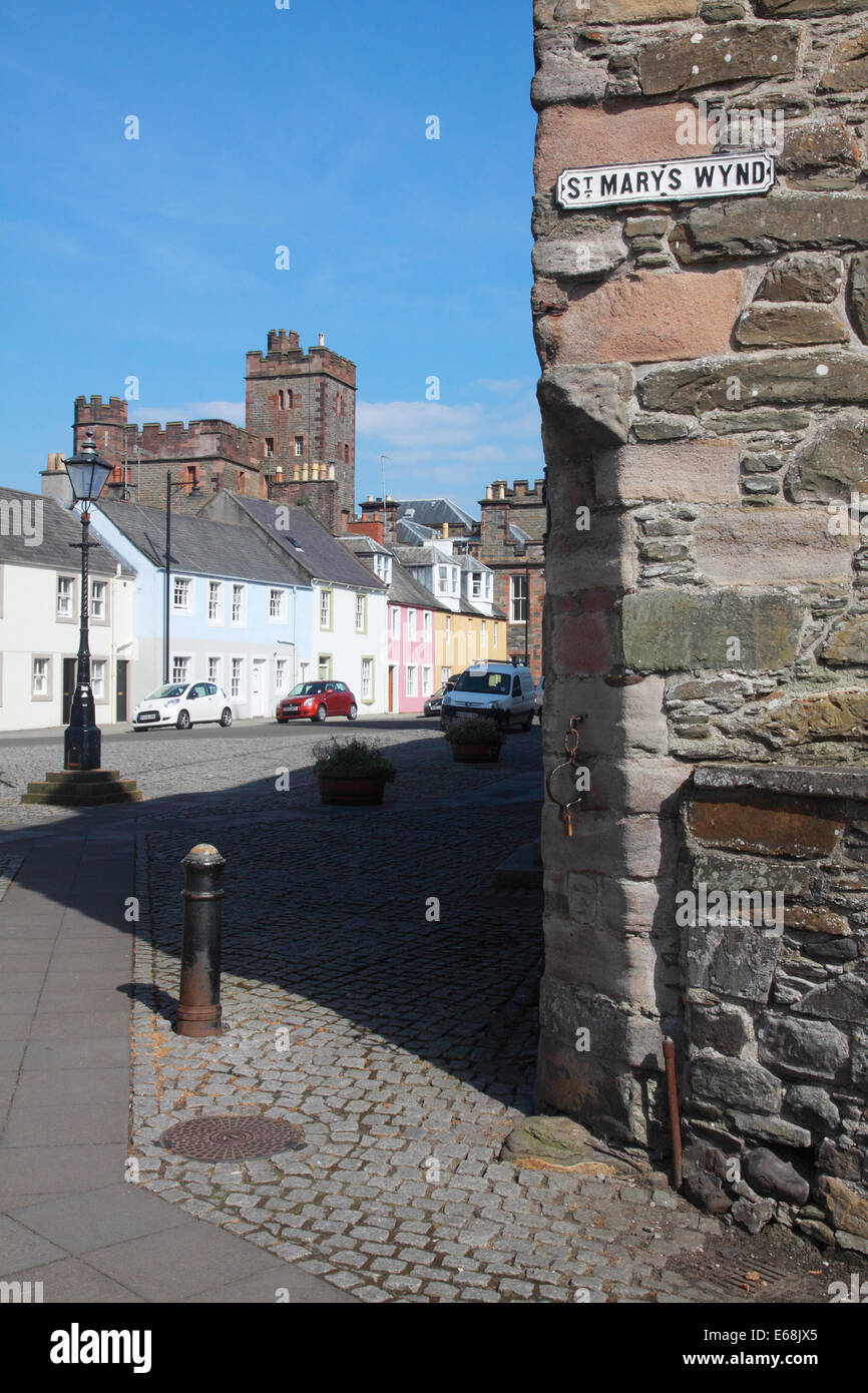 St Mary's Wynd, Kirkcudbright, Scotland Stock Photo - Alamy