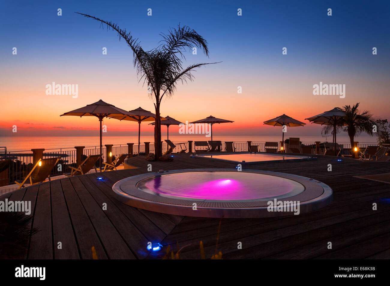 Spa sunset hi-res stock photography and images - Alamy