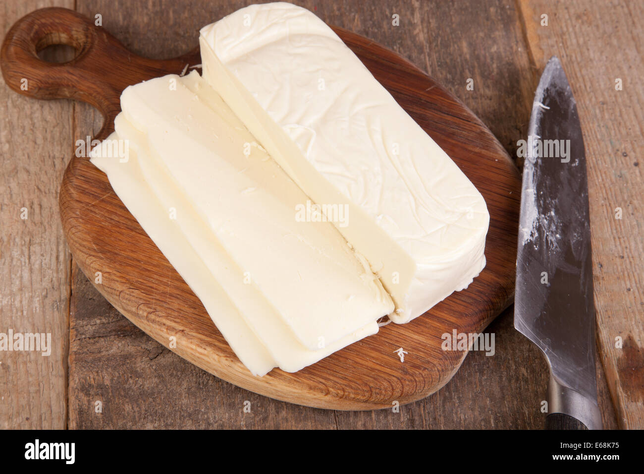 Mozzarella cheese cut hi-res stock photography and images - Alamy