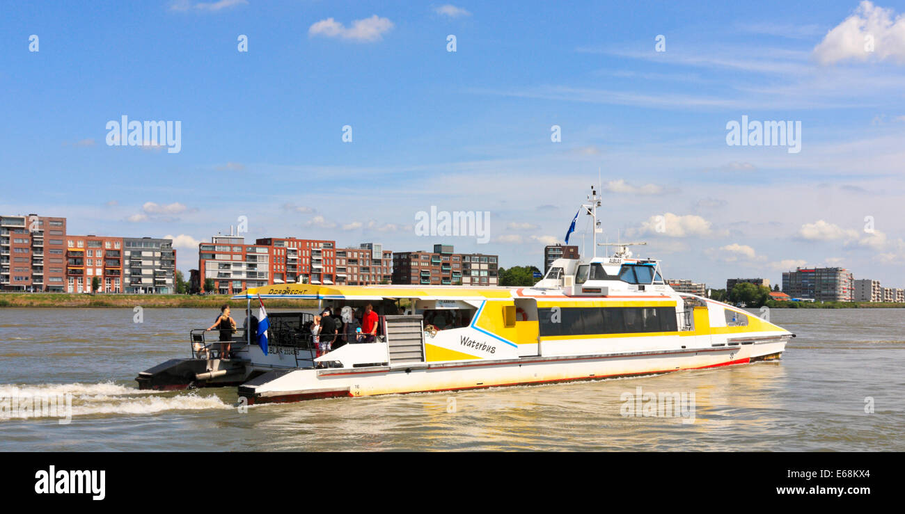 Waterbus, a High Speed Passenger Ferry in the Rotterdam Area, South ...