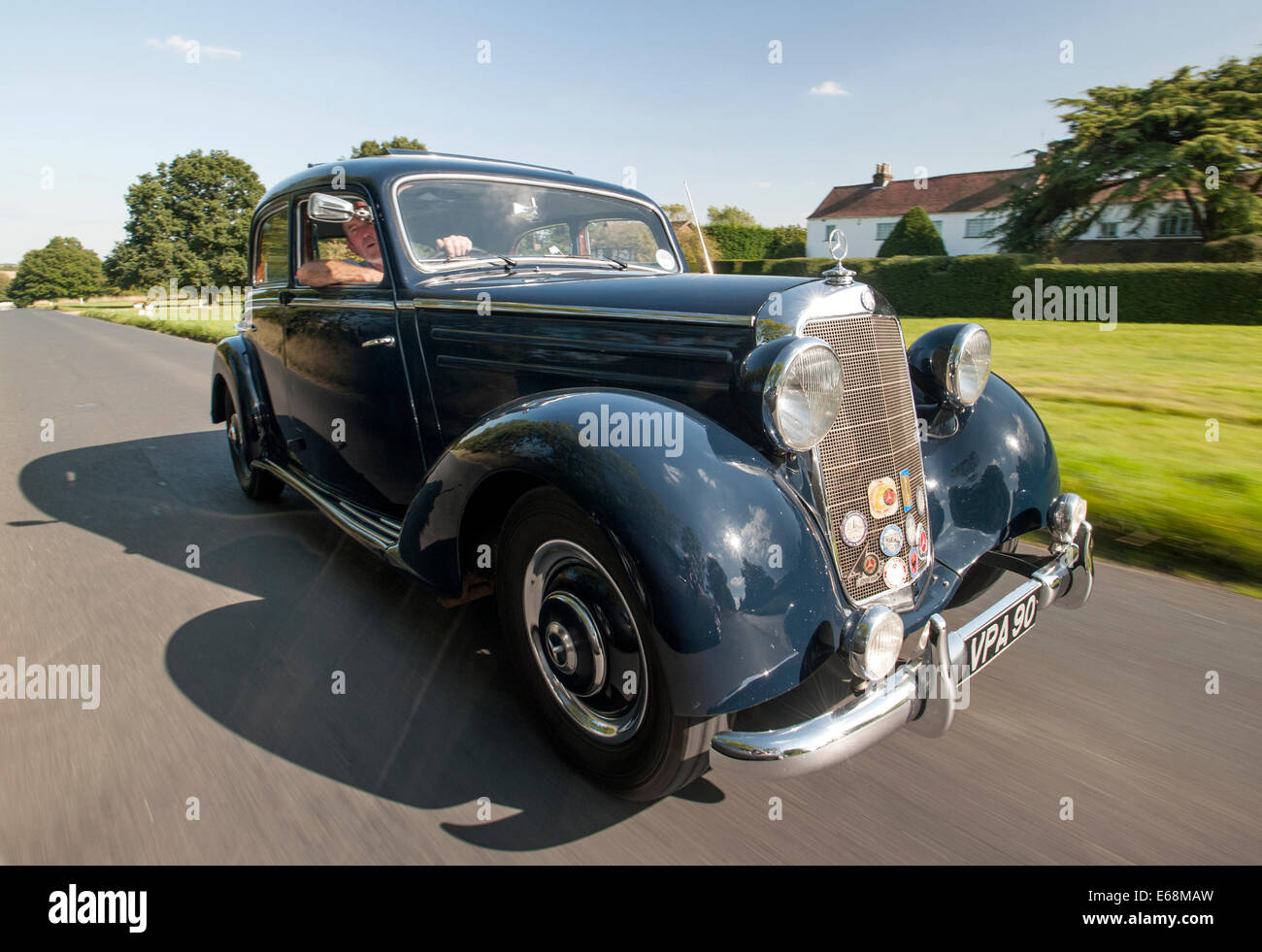 Mercedes 170D classic car Stock Photo - Alamy
