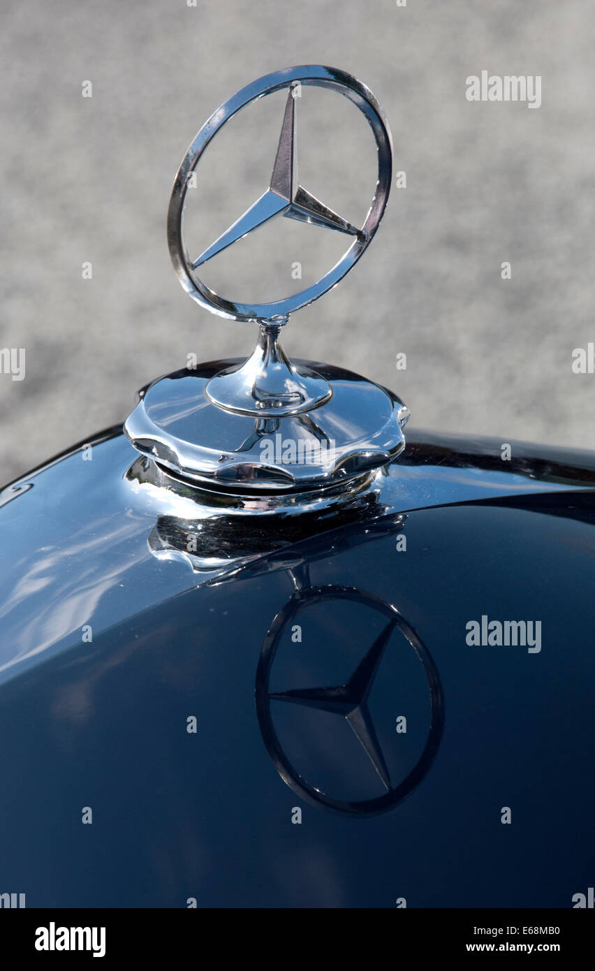 Mercedes 170D classic car Stock Photo - Alamy