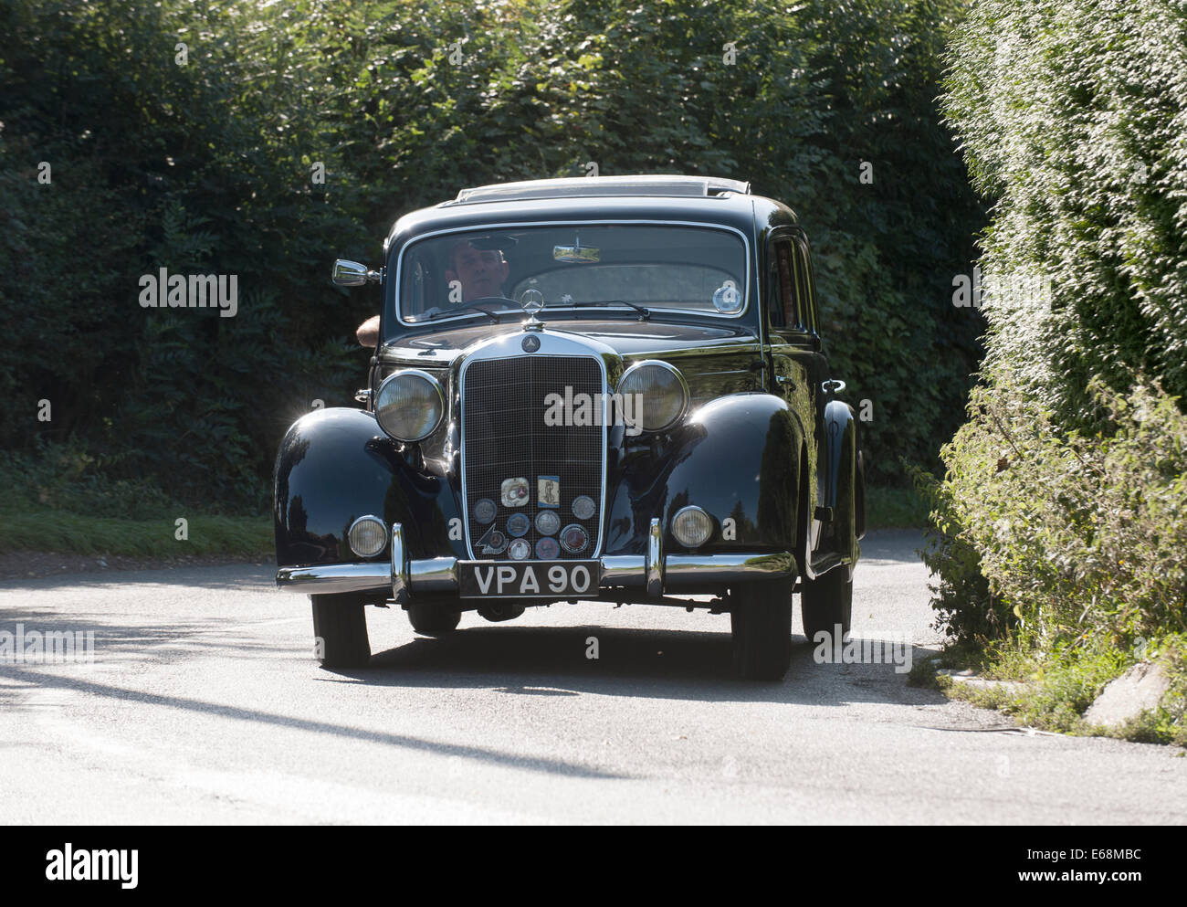 Mercedes 170D classic car Stock Photo - Alamy