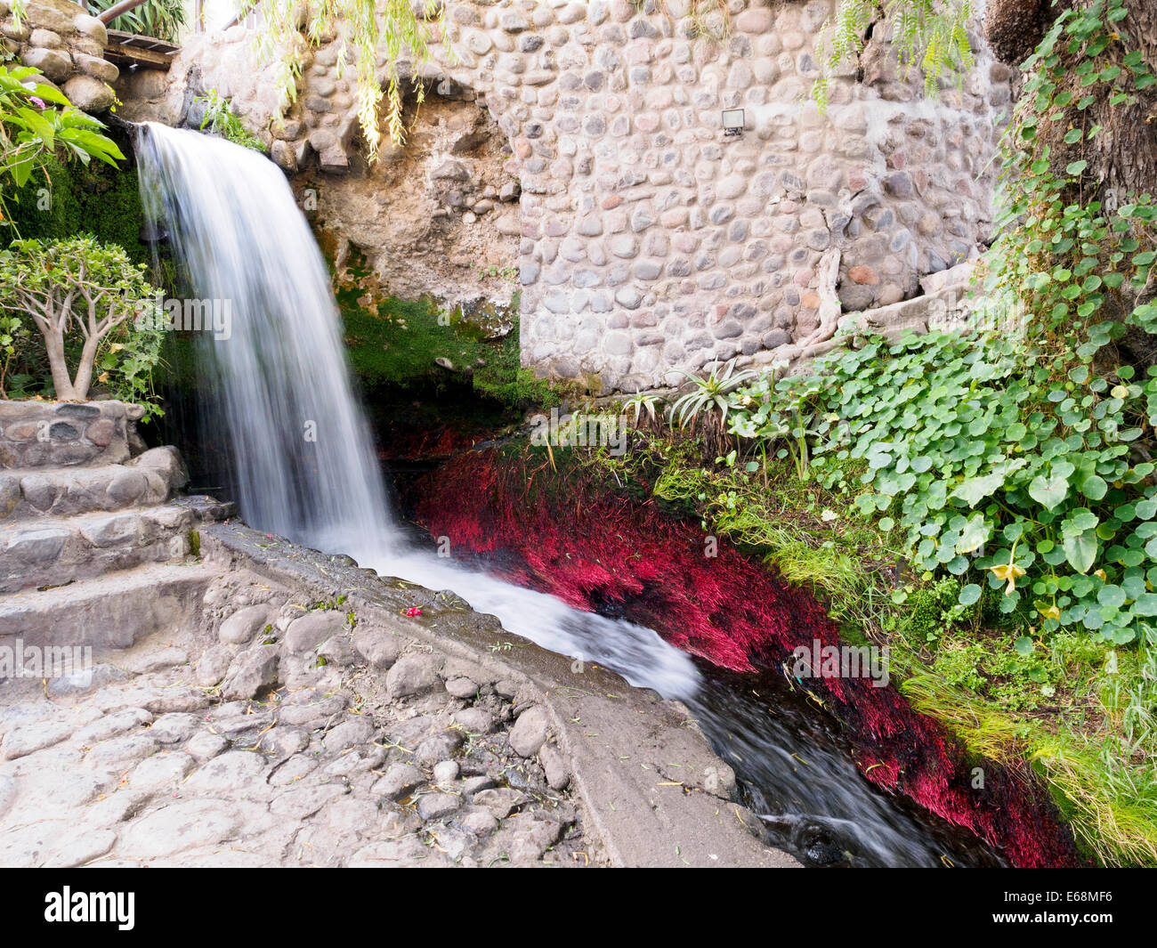 Waterfall in the Sabandia windmill - Arequipa, Peru Stock Photo - Alamy