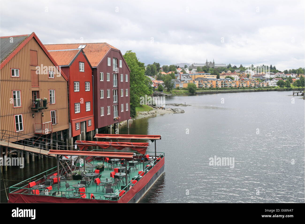 Bryggene waterfront warehouses hi-res stock photography and images - Alamy