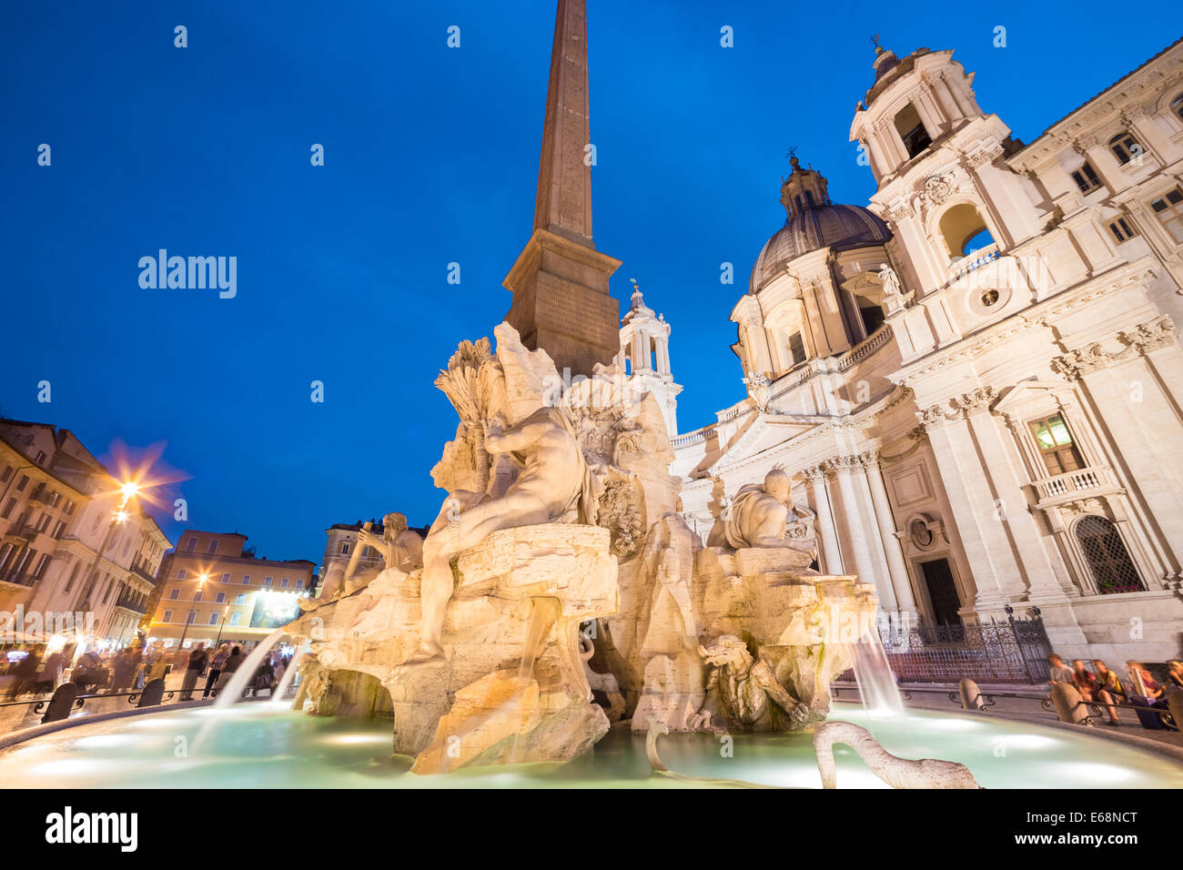 Navona square in Rome, Italy Stock Photo - Alamy