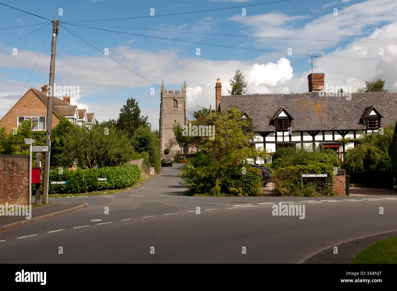 Bishampton village, Worcestershire, England, UK Stock Photo - Alamy
