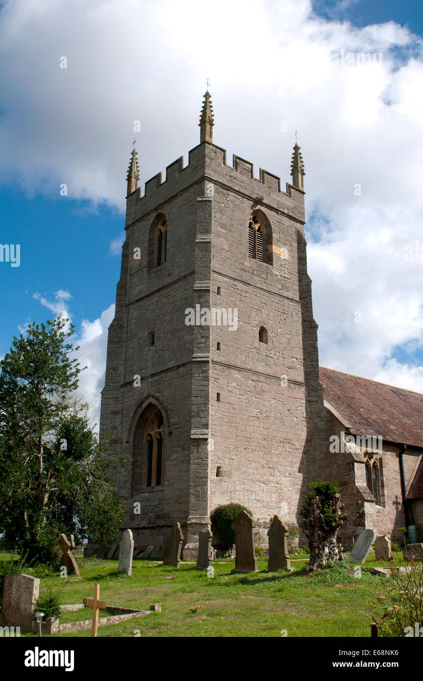St. James Church, Bishampton, Worcestershire, England, UK Stock Photo ...