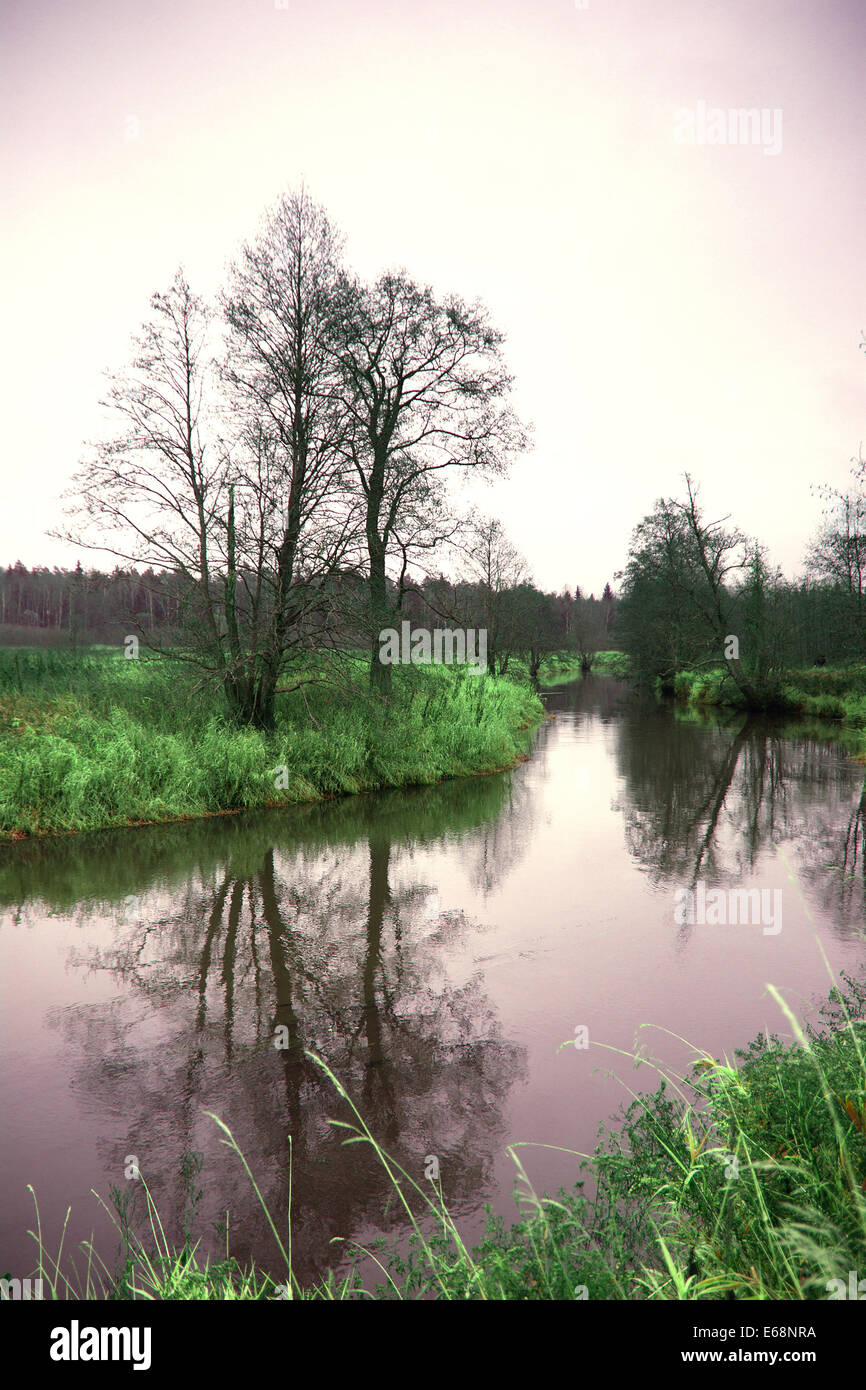 Landscapes late autumn blue sky hi-res stock photography and images - Alamy