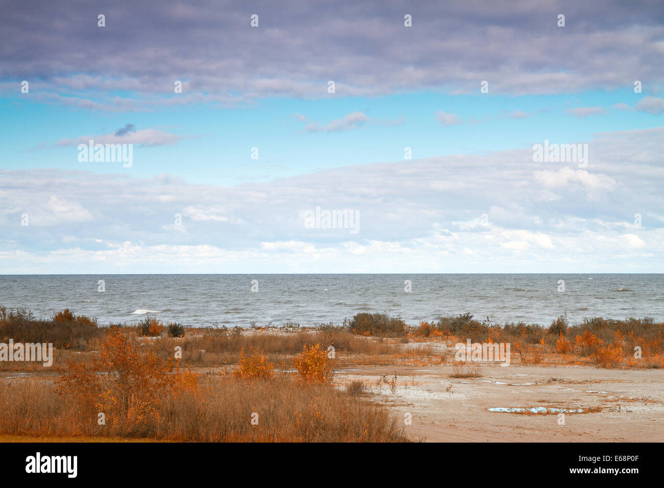 Baltic Sea Gulf of Finland in the autumn Stock Photo - Alamy