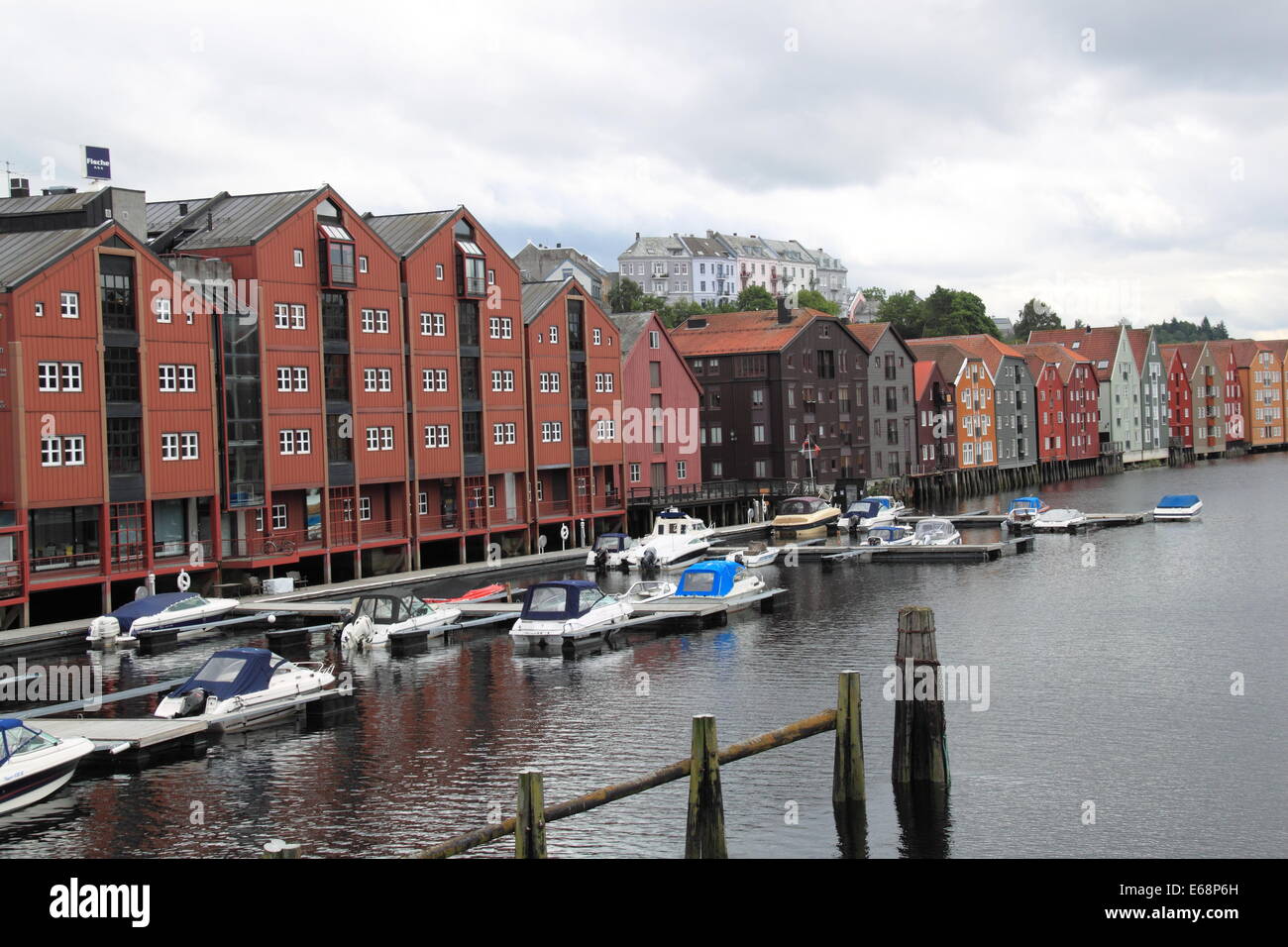 Bryggene waterfront warehouses hi-res stock photography and images - Alamy