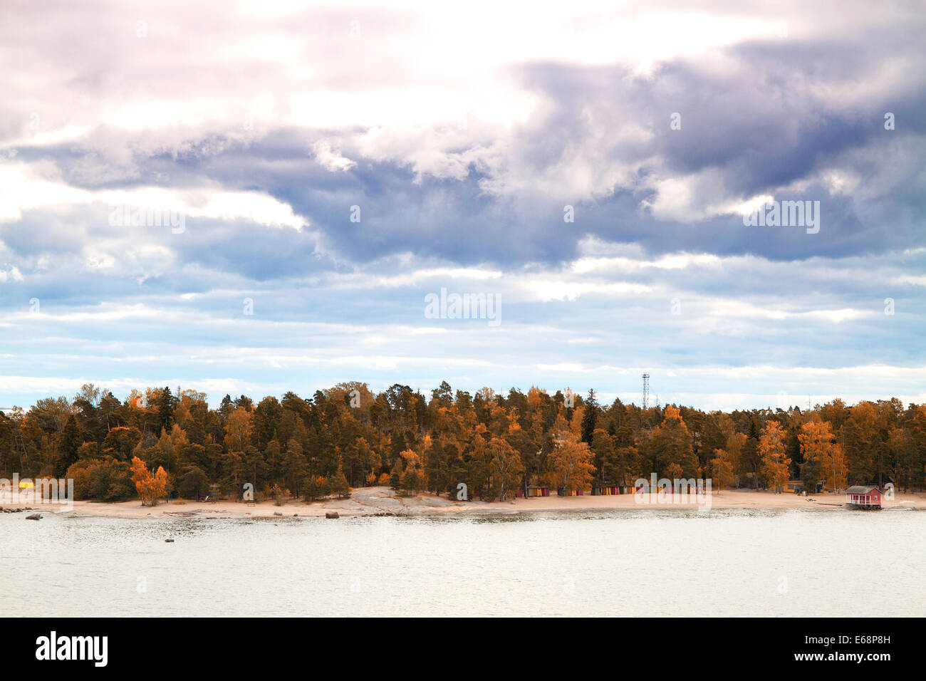 Island Helsinki in autumn Stock Photo - Alamy