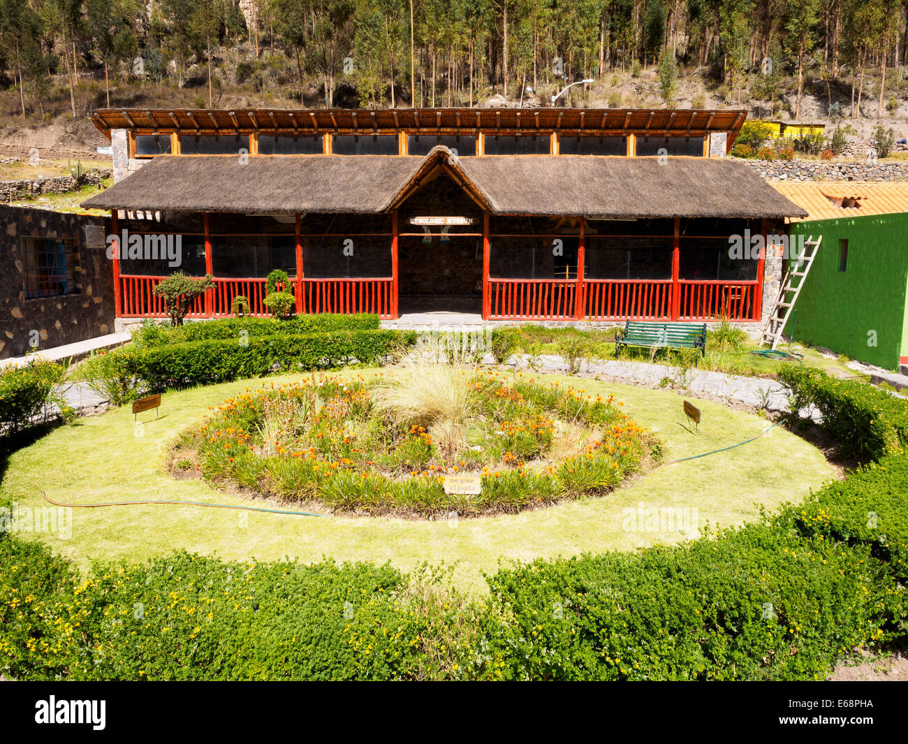 Etnologic museum inside the thermal bath of "La Calera" - Chivay, Peru ...