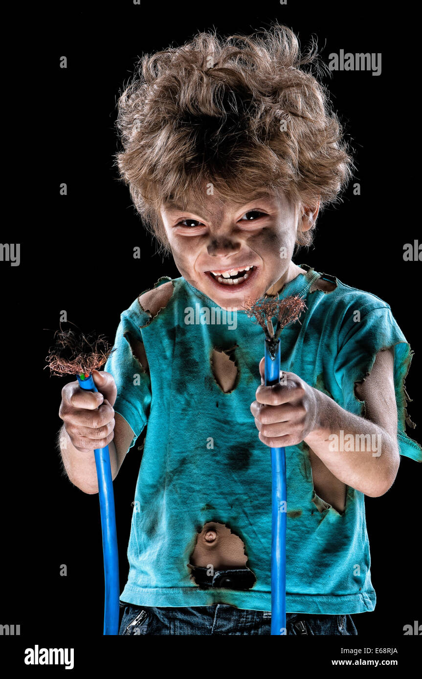 Electric shock man hi-res stock photography and images - Alamy