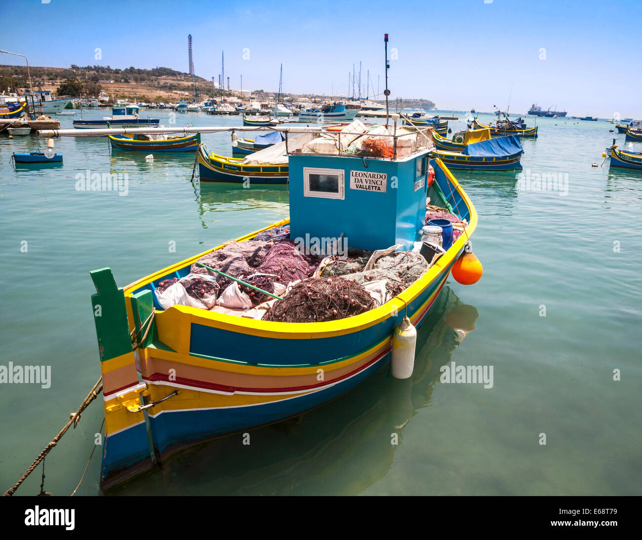Luzzu marsaxlokk malta hi-res stock photography and images - Alamy