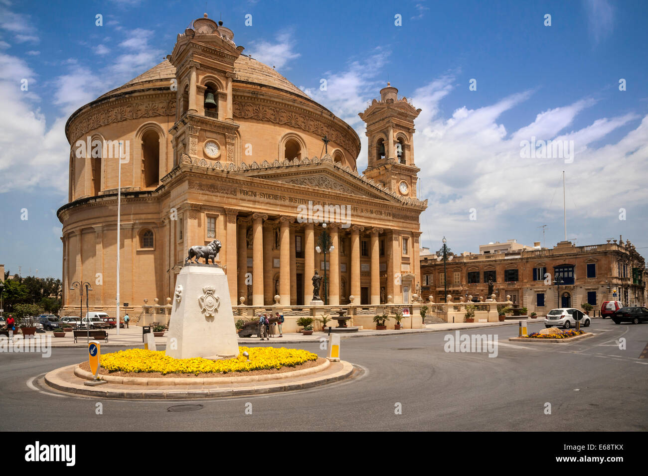 Santa Maria Rotunda Domed church (Mosta Dome), Mosta, Malta Stock Photo - Alamy