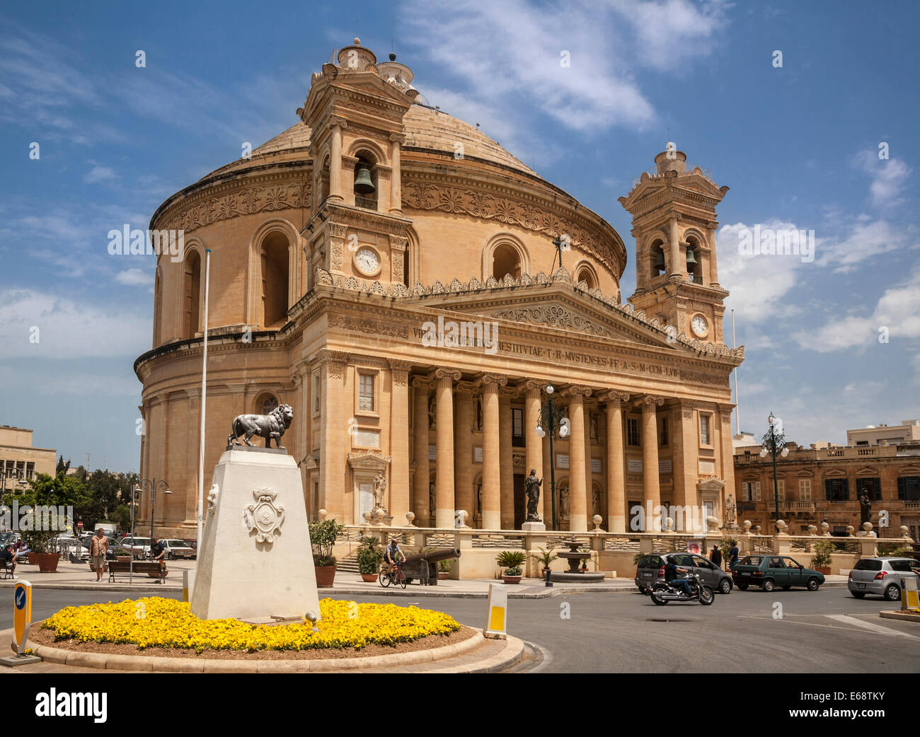Santa Maria Rotunda Domed church (Mosta Dome), Mosta, Malta Stock Photo - Alamy