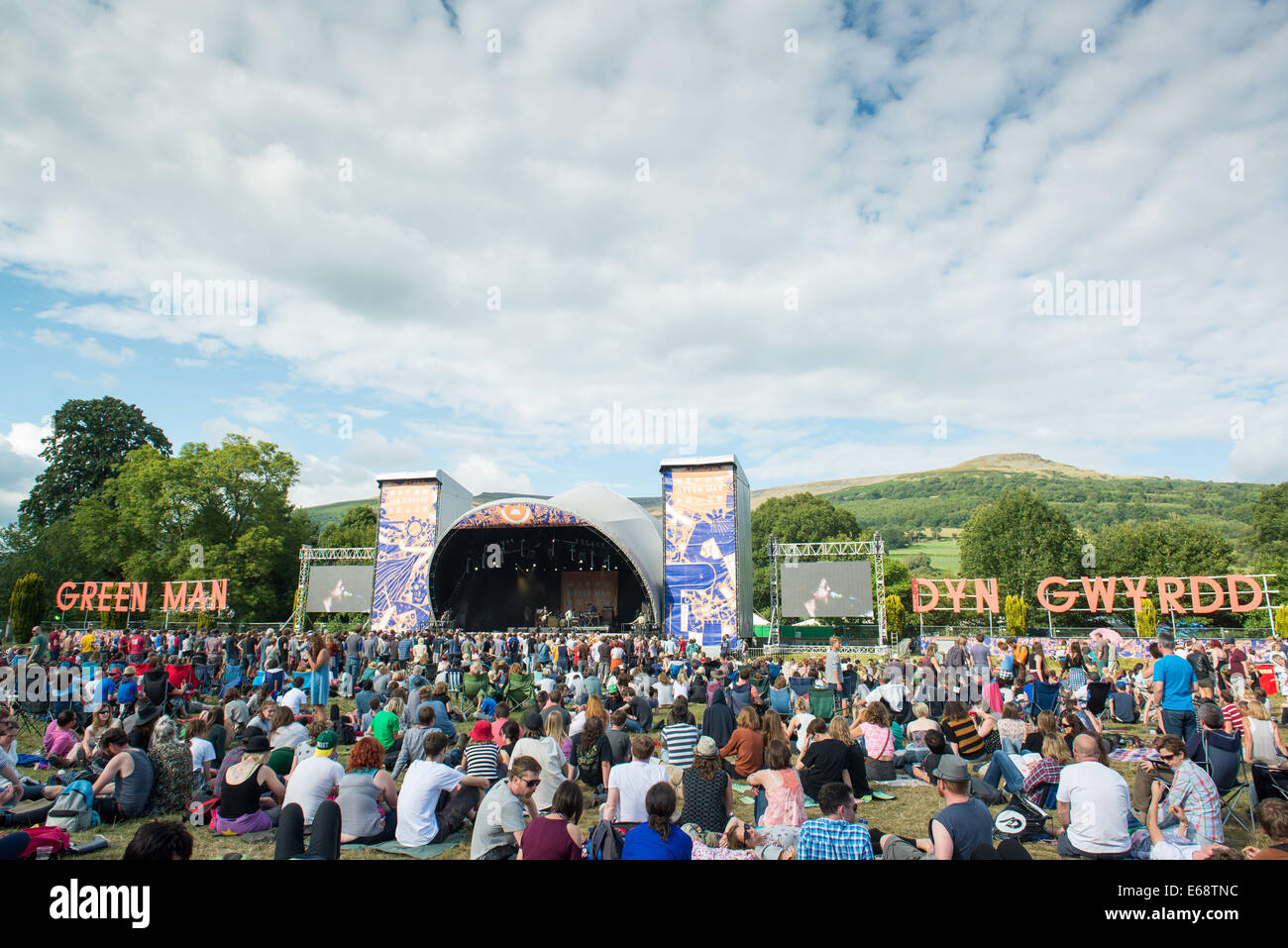Green man festival wales hi-res stock photography and images - Alamy