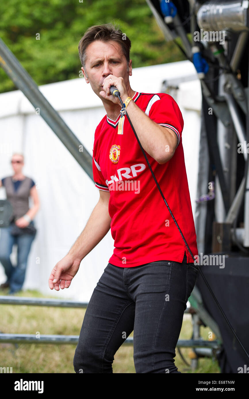 John MOuse performs on the Walled Garden Stage at Green Man Festival ...