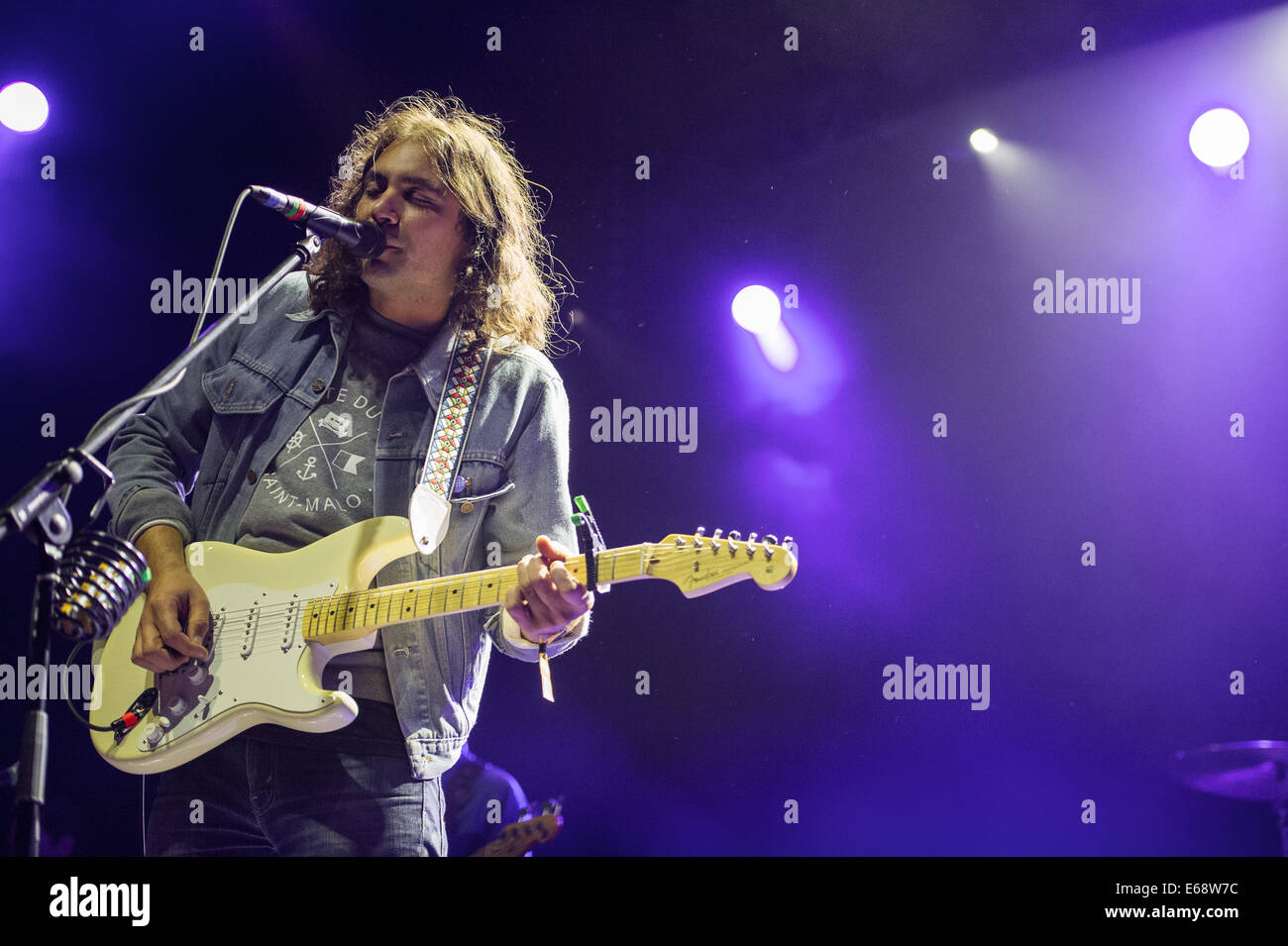 Adam Granduciel of The War On Drugs performs on the Mountain Stage at ...