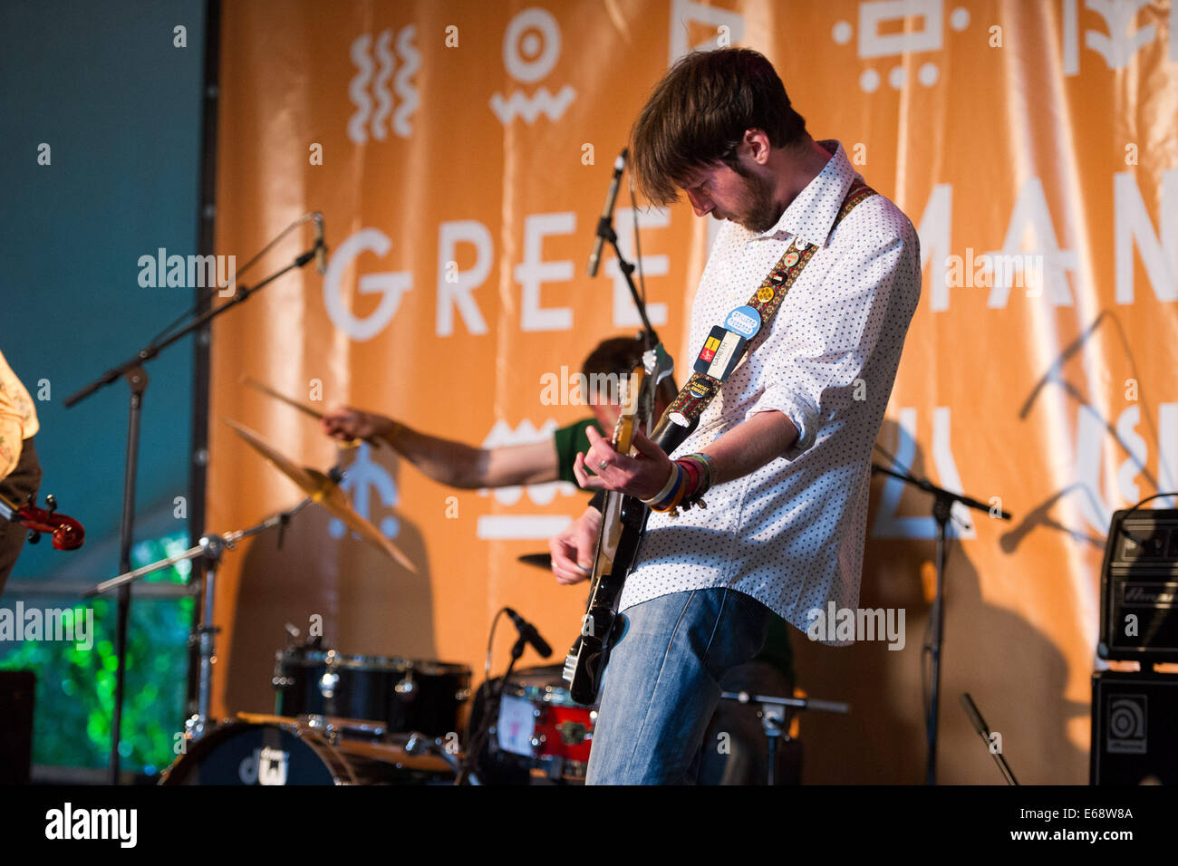 Threatmantics perform on the Green Man Rising Stage at Green Man ...