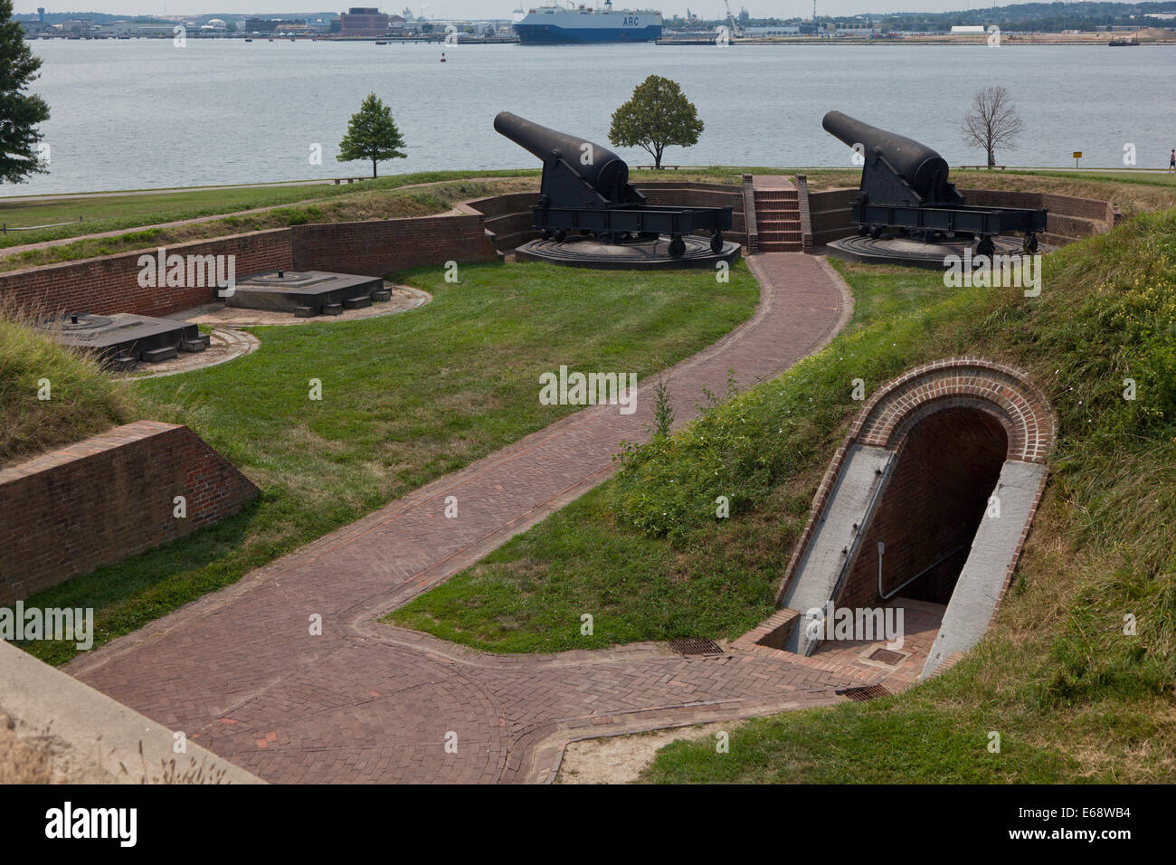 Fort McHenry National Historic Site in Baltimore, Maryland Stock Photo ...