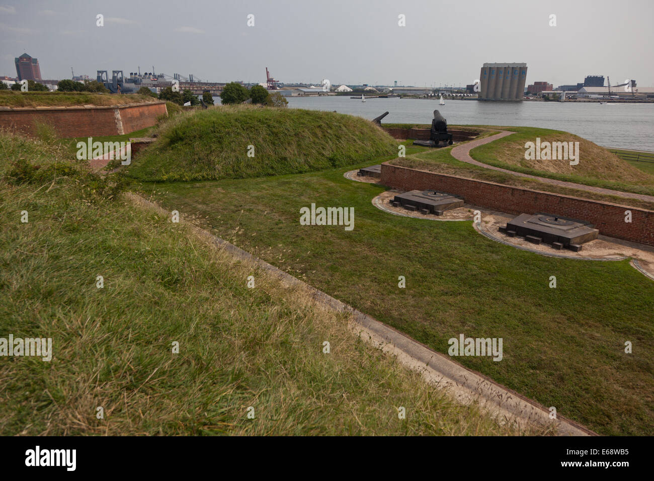 Fort McHenry National Historic Site in Baltimore, Maryland Stock Photo ...